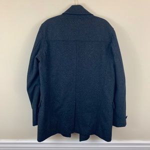 Black Rivet | Jackets & Coats | Black Rivet Mens Pea Coat Wool Blend ...